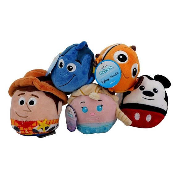 Disney | Toys | Disney Pixar Lot Of 5 Fluffballs Dory Mickey Woody Nemo ...